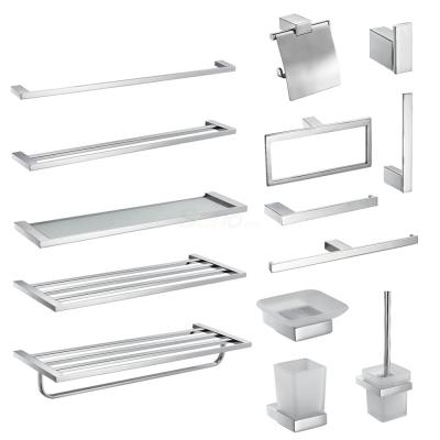 China OEM Stainless Steel Polished Bathroom Hardware Sets Bathroom Accessory Kit for sale