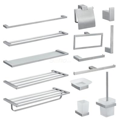 China Stainless Steel 304 Bathroom Hardware Sets Towel Rack Decor for sale