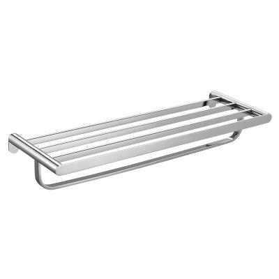 China Polished Sus304 Bathroom Towel Holder Silver For Hotel for sale