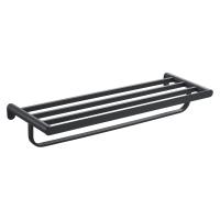 China Solid 304 Stainless Steel Towel Rack Holder Towel Rail Bar Metal for sale