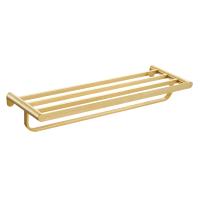 China Multi Function Double Bathroom Towel Racks Hardware Custom Logo for sale