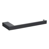 China SGS Waterproof Toilet Paper Holder Self Black Color Washroom Roll Holder  SGS for sale