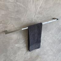 China Brushed Bathroom Towel Bars Thicken Stainless Steel Shower Towel Rack Bath Accessories for sale