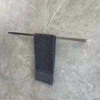 China Brushed Bathroom Towel Bars Thicken Stainless Steel Shower Towel Rack Bath Accessories for sale