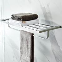 China Customized Stainless Steel Double Bar Towel Rack 60cm For Kitchen for sale