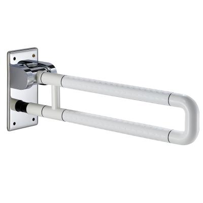 China Toilet Safety Grab Bars ABS SUS304 For Elderly Foldable Barrier Free Non Slip Safety Handrails for sale