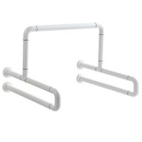 China Abs Plastic Disabled Toilet Handrail Safety Grab Bars Handicap Grab Rail For Hospital for sale