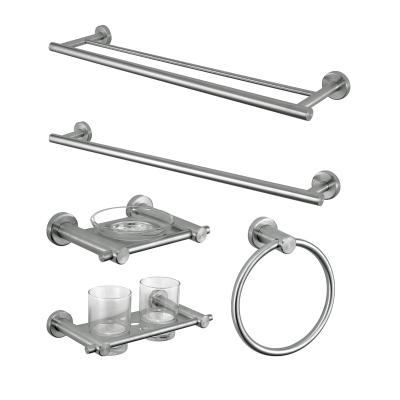 China Sustainable Stainless Steel Bathroom Set Luxury Washroom Decoration Bath Accessories for sale