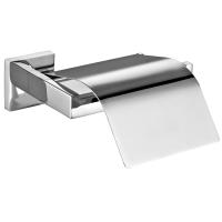 China Rustproof Toilet Paper Holder Polished Thicken Square Toilet Paper Holder for sale