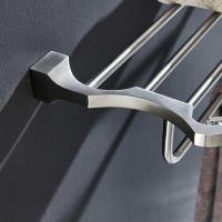 China Home SS 304 Towel Rack Modern Wall Mounted Stainless Steel Towel Hanger for sale