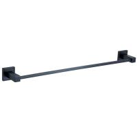 China Square 24 Inch Bathroom Towel Bar Polish Wall Mounted Towel Rail Chrome for sale