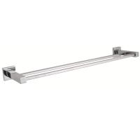 China Polished SUS304 Bathroom Towel Bars Wall Mounted Single Hotel Towel Rack Over Toilet for sale