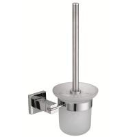 China Brushed Toilet Brush With Metal Handle Wall Mounted Bathroom Cleaning Brush for sale