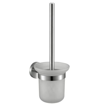 China Circular Hidden Toilet Bowl Brush Holder For Bathroom for sale