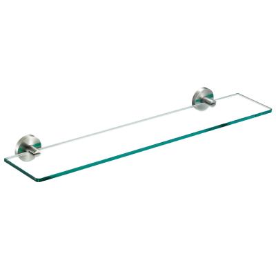 China Hotel Bathroom Accessories Shelves 304 Stainless Steel Glass Shelves for sale