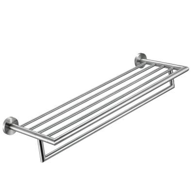 China Modern Bathroom Towel Racks Polished Stainless Steel Towel Holder Satin for sale