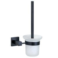 China Brushed Toilet Brush With Metal Handle Wall Mounted Bathroom Cleaning Brush for sale