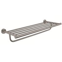 China Satin Finsh Bathroom Hardware Set Sus304 Fixtures Towel Rack Set for sale