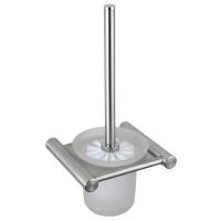 China Mounted Satin Finish Toilet Brush Holder Stainless Steel Polished for sale