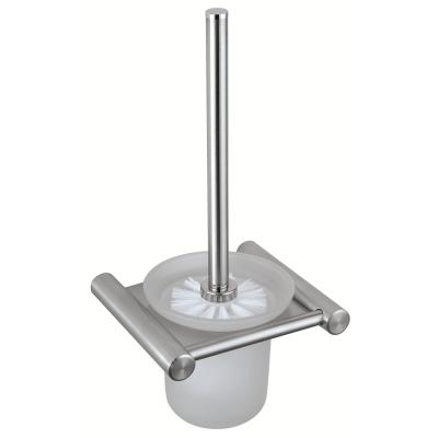 China Mounted Satin Finish Toilet Brush Holder Stainless Steel Polished for sale