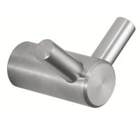 China OEM ODM Stainless Steel Bathroom Towel Hanger Clothes Hook Punch Wall Storage Hook for sale