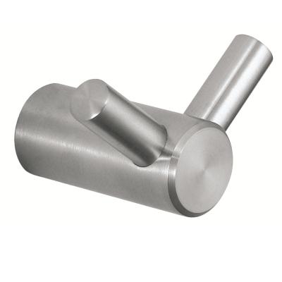 China OEM ODM Stainless Steel Bathroom Towel Hanger Clothes Hook Punch Wall Storage Hook for sale