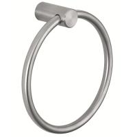 China Bathroom Chrome Towel Rack Stainless Steel 304 Modern Circle Towel Hanger for sale
