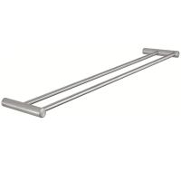 China Heavy Duty Bathroom Towel Bars Sus304 Stainless Steel Bathroom Towel Rack Brushed for sale