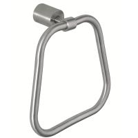 China Metal Bathroom Hand Towel Holder Stainless Steel 304 Wall Mounted Satin Polished for sale