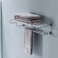 China Stainless Steel Bathroom Towel Racks Wall Mounted Polished Satin for sale