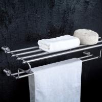China Stainless Steel Bathroom Towel Racks Wall Mounted Polished Satin for sale