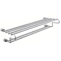 China Stainless Steel Bathroom Towel Racks Wall Mounted Polished Satin for sale