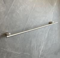 China Classic 304 Sus Bathroom Towel Bars OEM Single Wall Mounted Towel Hanger for sale