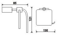 China Stainless Steel Toilet Paper Holder Sus404 Wall Kitchen Roll Holder for sale