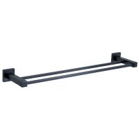 China Polished SUS304 Bathroom Towel Bars Wall Mounted Single Hotel Towel Rack Over Toilet for sale