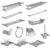 China SUS304 13 Piece Bathroom Hardware Sets Wall Mounted Polished for sale
