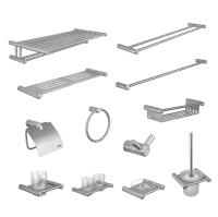 China SUS304 13 Piece Bathroom Hardware Sets Wall Mounted Polished for sale