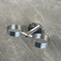 China Luxury Polished Chrome Toothbrush Holder Sus304 Nickel Bathroom Toothbrush Holder for sale