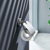 China 304 Stainless Steel Toilet Tissue Holder ODM Polished Chrome Toilet Roll Holder for sale