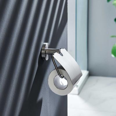 China 304 Stainless Steel Toilet Tissue Holder ODM Polished Chrome Toilet Roll Holder for sale