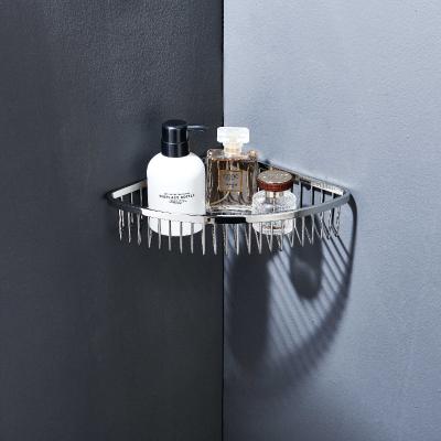 China OEM ODM Wall Mounted Shower Basket Sus 304 Stainless Corner Shower Caddy for sale