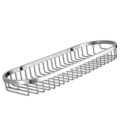 China Chrome Bathroom Shower Caddies Shelf Wall Holder 1 Layers Drilling Hole Needed for sale