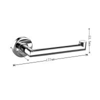 China Polished Toilet Paper Holder Washroom Sus304 Stainless Steel Toilet Roll Holder for sale
