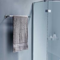 China 23 Inch Single Bathroom Towel Bars Polished Finish Wall Mounted OEM ODM for sale