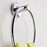 China Grey Polished Chrome Hand Towel Holder Sus304 Circular Towel Rack for sale