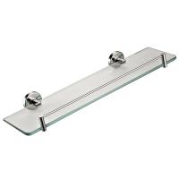 China Stainless Steel 304 Wall Mounted Glass Rack Decorative Glass Shelves For Bathroom for sale