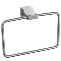 China Square Bathroom Towel Rings Hand Towel Holder Metal Gray Sus304 Stainless Steel for sale
