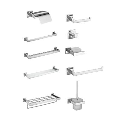 China ODM OEM Stainless Steel Hardware Bathroom Accessories Set Polished for sale