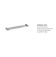 China Matte Silver SS Bathroom Accessories Shelves Satin Finish for sale