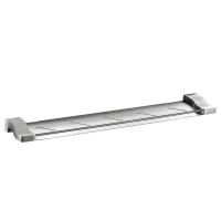 China Matte Silver SS Bathroom Accessories Shelves Satin Finish for sale